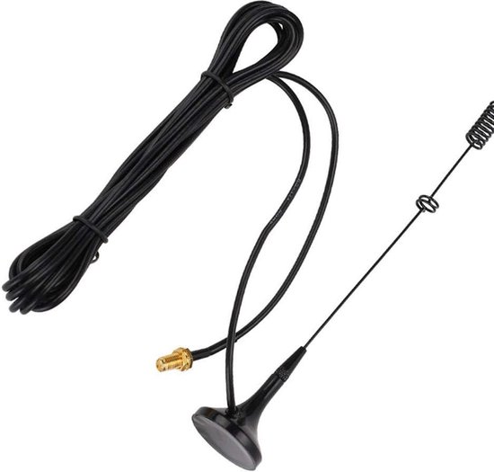 Magnetische autoantenne dual band VHF-UHF voor UV-5R - Nitrip UT-106UV ...