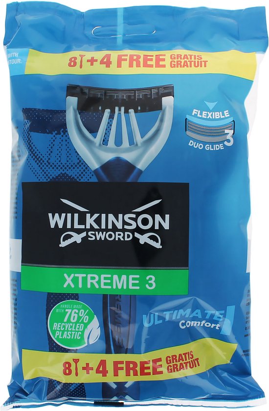 Wilkinson Sword Xtreme 3 Disposable Razors (12 Pieces) | bol