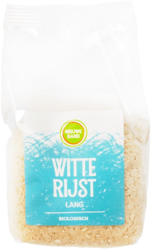 De Nieuwe Band - Biologische Witte Rijst Lang - 500 g | bol