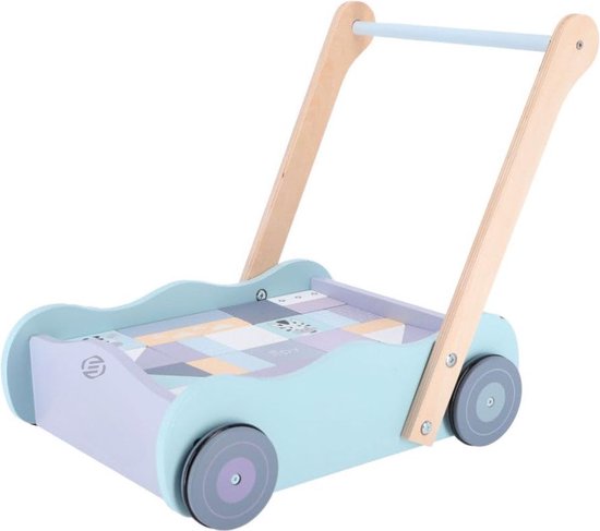 Loopkar - Blokkenkar - Loopwagen - Blokkenwagen - Loopkar voor Kinderen ...
