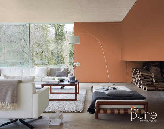 Flexa Pure Kleurstaal A4 Real Red Terra - Kleurtester | bol