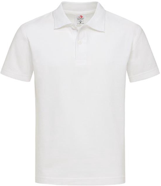 Stedman Kids´ Polo S510K - White - S (122/128) | bol