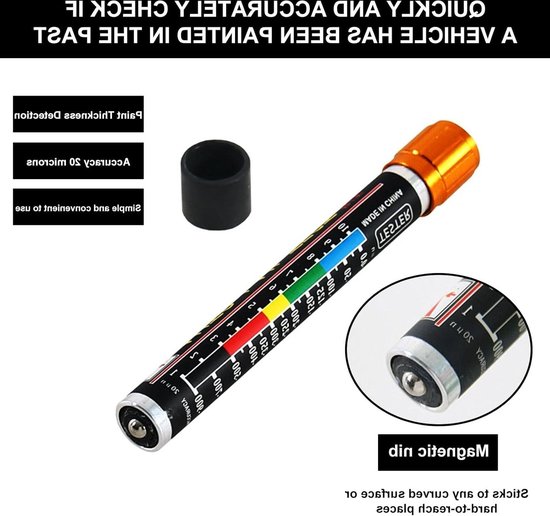 Auto Lakmeetapparaat - Lakdiktemeter Magnetische Lakmeter - Autolak ...