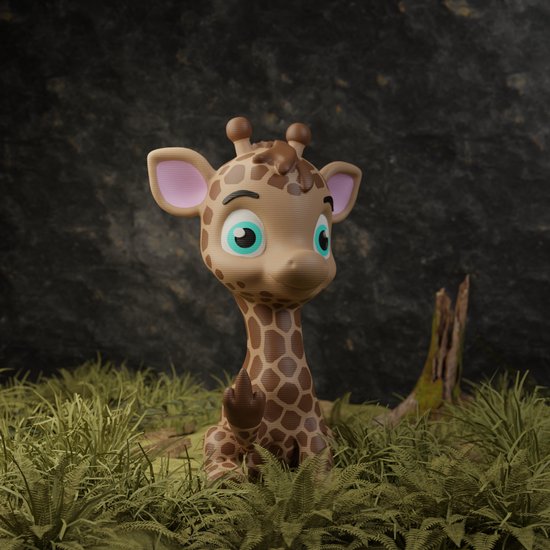 Klein Schattig Baby Giraffe Beeldje – 3D-geprinte Bureau Decoratie, Schattig... | bol