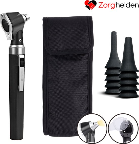 Zorghelden Otoscoop - Medisch oor camera met LED Licht & Vergrootglas | bol