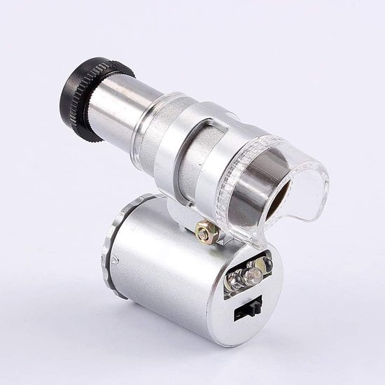 Mini Microscope with 60 x Magnifier for Jewellery in Microscope Bag | bol