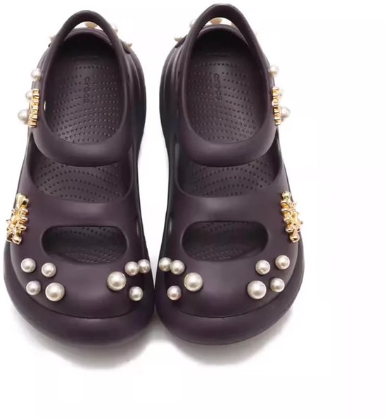 Crocs Phaedra Embellished Unisex Zwart 41/42 M7/W8 | bol