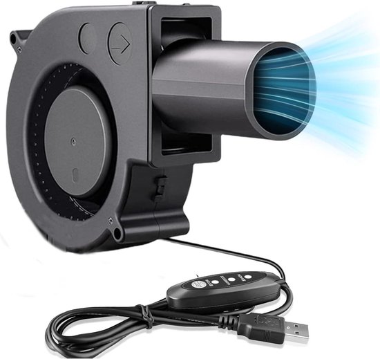 97mmx33mm DC 5V USB Blower Borstelloze Koelventilator Stille Mini USB ...