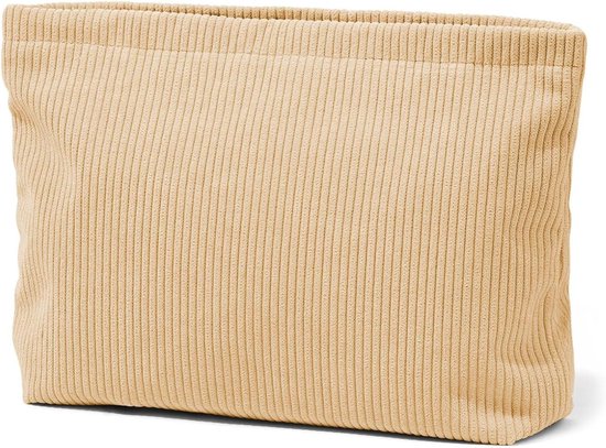 Make-up tas voor dames van linnen met ritssluiting - draagbaar voor het ...