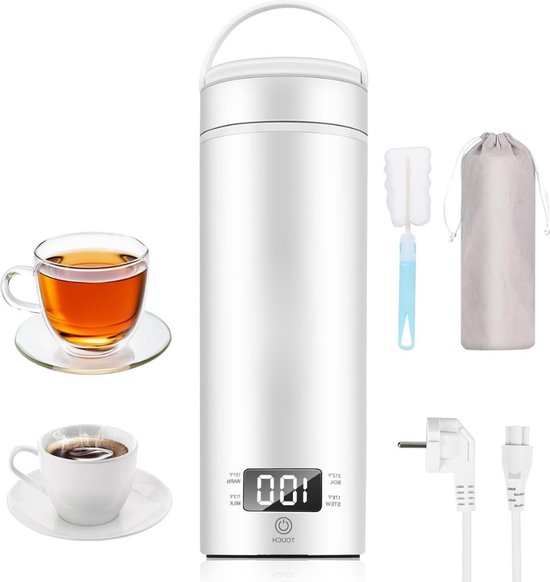 Draagbare Waterkoker – 450 ML - Mini Waterkoker – 4 ...