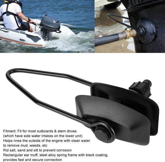 Grote Motor Flusher Ear Muff JMFLR125 voor Marine Boat Engine met Motor ...