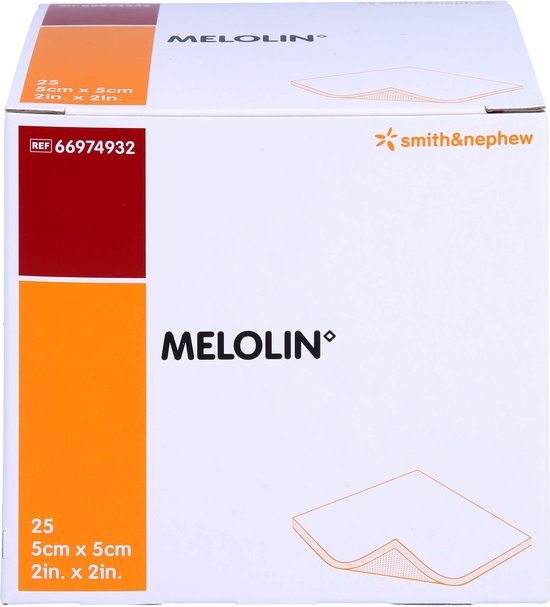 Melolin Wondverband steriel 5x5cm | bol