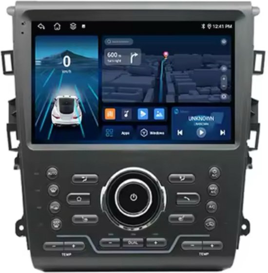 Navigatiesysteem auto met scherm - autoradio geschikt voor CarPlay en Android auto -... | bol