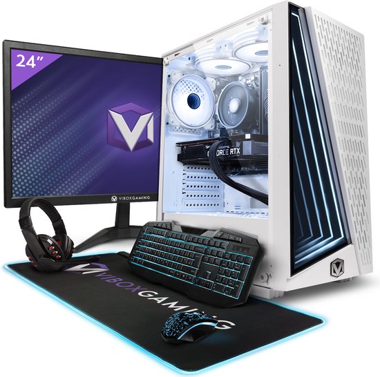 Vibox IV-443 Complet Game PC • 24" Monitor • AMD Ryzen 7 5700X 4,6 GHz • Radeon RX... | bol