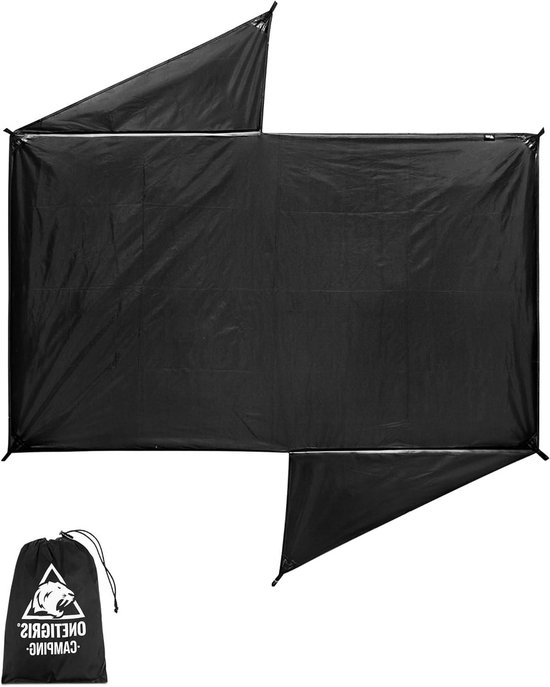 Multifunctioneel Tentzeil - Waterdicht en Compact - 2 Personen - 200 x ...