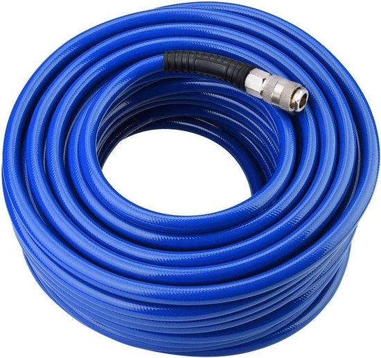 PVC persluchtslang 1/4 inch Europese snelaansluiting set van 30 m ...