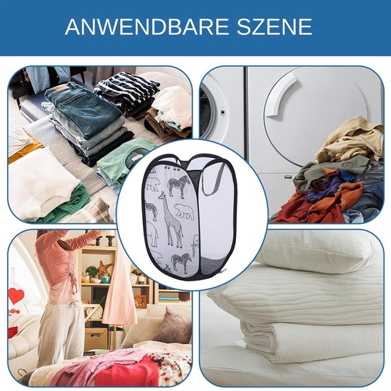 Pop-up mesh-wasmand, mesh-pop-up wasmand, opvouwbare pop-up wasmand in ...