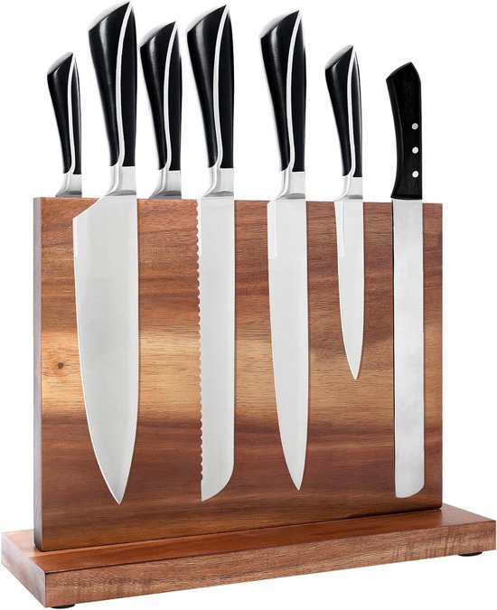 Acacia Wood Magnetisch Messenblok - Dubbelzijdig - Sterke Magneten ...