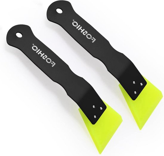 Rubberen Raamtrekker Set - Ruitenhulp - 2 Stuks - Roestvrij staal ...