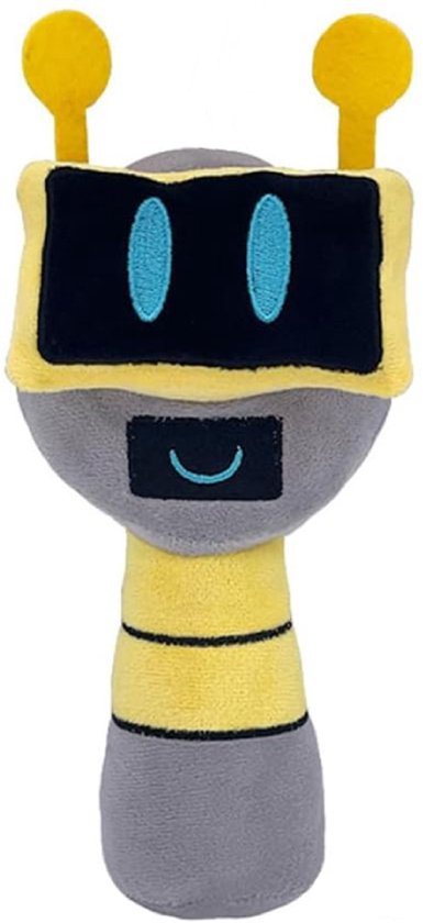 Topknuffels® - Fun Bot Sprunki Pluche Knuffel 20 cm – Grijs Grey ...