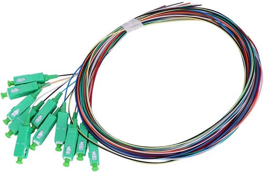 Single Mode Fiber Pigtail-Kabel 12- 09 Mm Optische Kabel met Hoge ...
