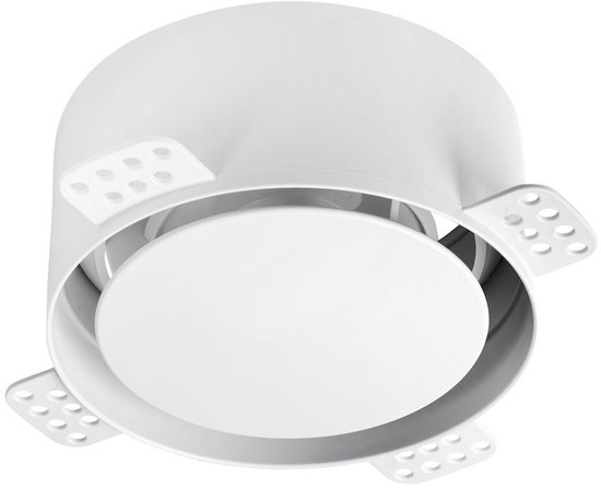 NoShow Designventiel - Instucbaar voor toe- en afvoer - Wit - 125mm | bol