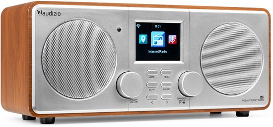 Internetradio - Audizio Foza digitale radio met Bluetooth - DAB radio en FM radio in... | bol