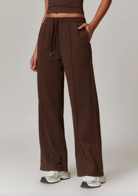 Gym Revolution Joggingbroek dames - Bruin sweatpants trainingsbroek ...