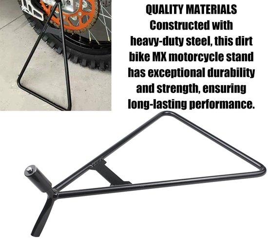 Wheel Rack, wielhouder, Heavy-Duty Motorcycle Rack, Motorcross Rack met ...