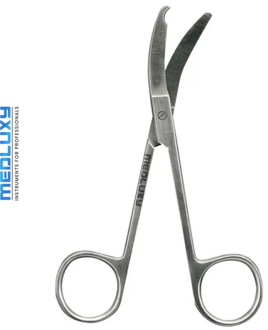 MEDLUXY® - Onthechtingsschaar Spencer - 9 cm - Gebogen Snijbladen - M ...