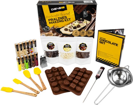 DIBYS - Kit voor het maken van Pralines - Voor volwassenen en kinderen ...