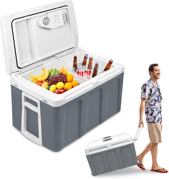 48 Liter Elektrische Koelbox voor Auto en Kamperen – Draagbare Koelkast met... | bol