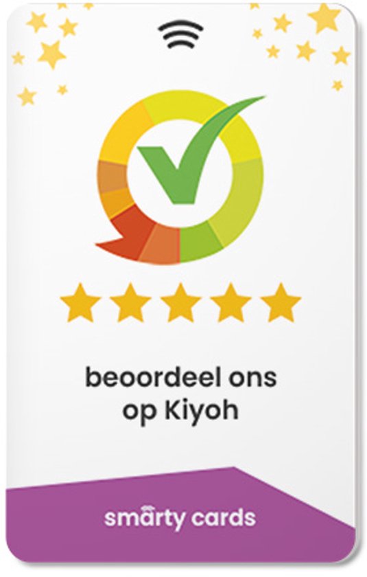 Smarty Cards Gele Sterren - Kiyoh Review Kaart - NFC - Gele Sterren ...
