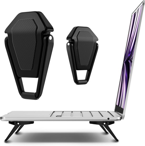 Ergonomische Aluminium Mini Laptopstandaard - 4 Stuks voor Tablets en ...