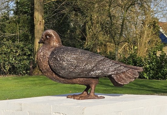 DUIF / Bronzen dierenbeeld / vogel / postduif | bol
