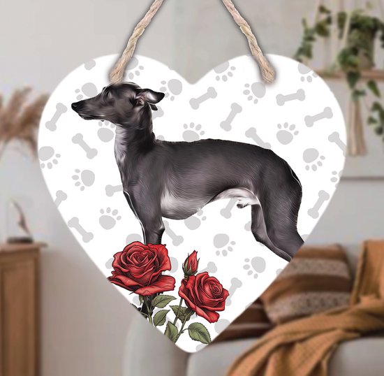 Spreukenbord - Hond: Italiaanse Windhond | Italian Greyhound | Hartje ...