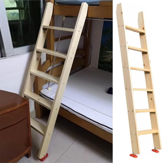 Kids Stapelbed Ladder voor Slaapzaal RV Camper Loft Bed met Haak ...