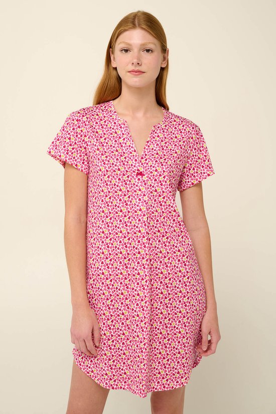 Vamp Dames Slaapkleedje Pink Blossom Roze M | bol