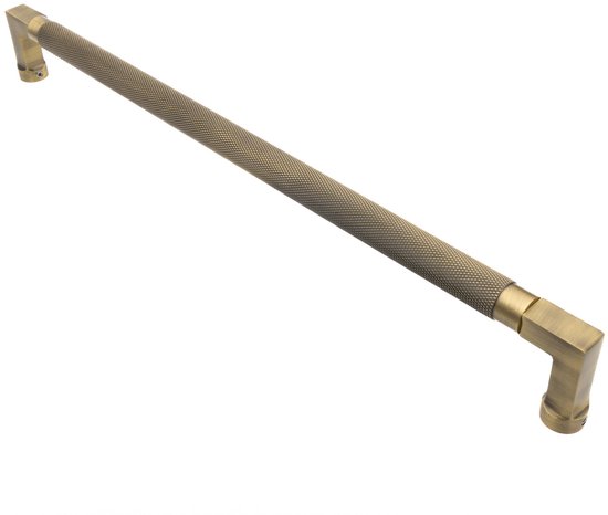 Messtique - Deurgreep Knurled van massief messing – 200mm & 400mm ...