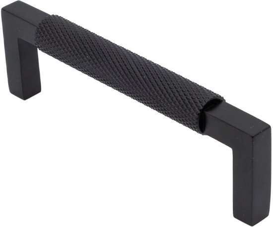 Meubelgreep Knurled - Messtique Messing Greep - Zwart / 96mm | bol