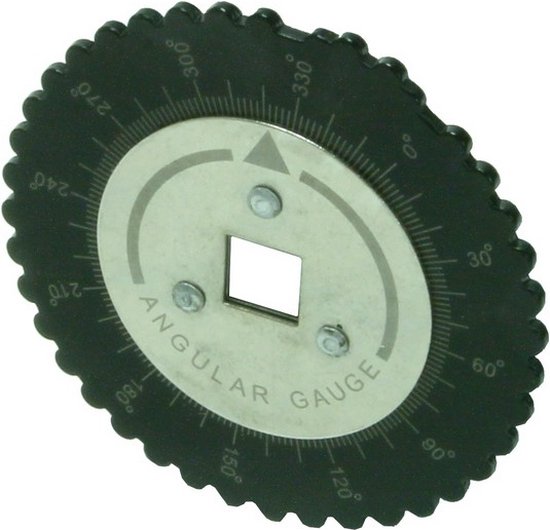 Draaihoekmeter voor hoekverdraaiing 1/2, Gradenmeter 360 graden, XP ...