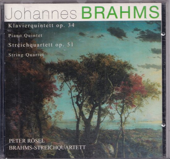 Piano quintet op. 34, string quartet op. 51 - Johannes Brahms -... | bol