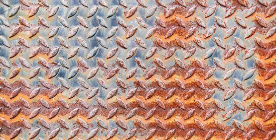 Bureau onderlegger - Metalen Plaat met Relief - 80x40 cm - 2 mm Dik ...