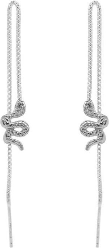 Karma Pull Through Doortrek Oorbellen Snake Zilver | bol