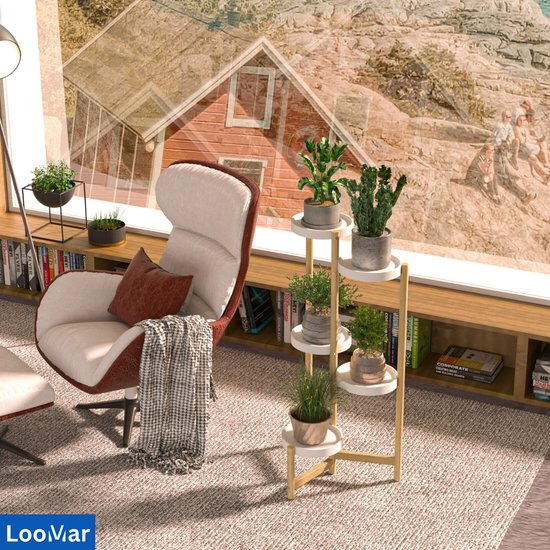 Loomar Plantenrek – Plantentafel – Plantenstandaard / Plantenhouder ...