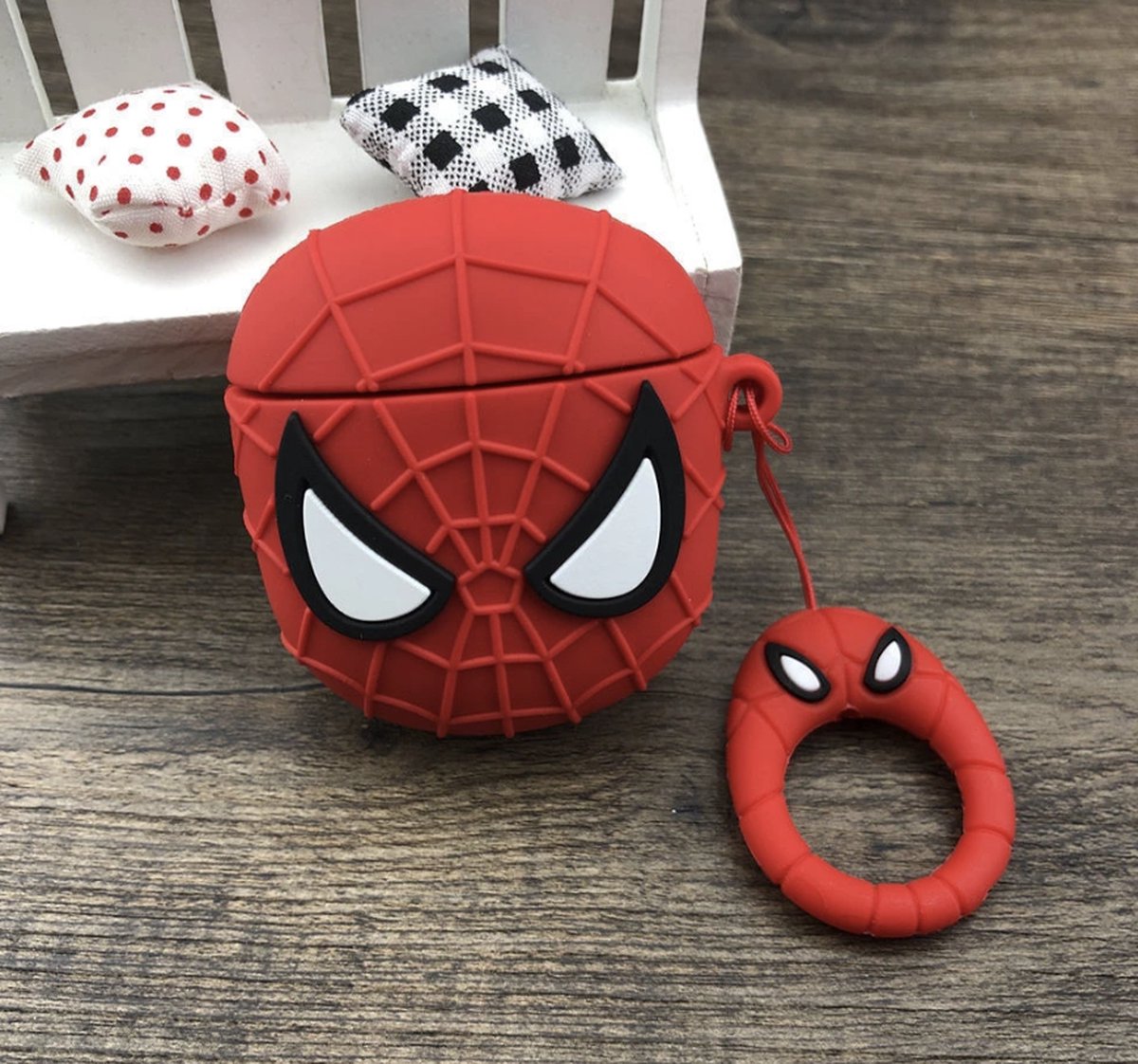 Spiderman-Marvel-Case-Bescherming-Superheld-Airpod 1/2-Hoesje | bol.com