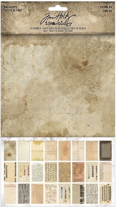 Idea-ology Tim Holtz - Backdrops Volume 4 (TH94308) | bol