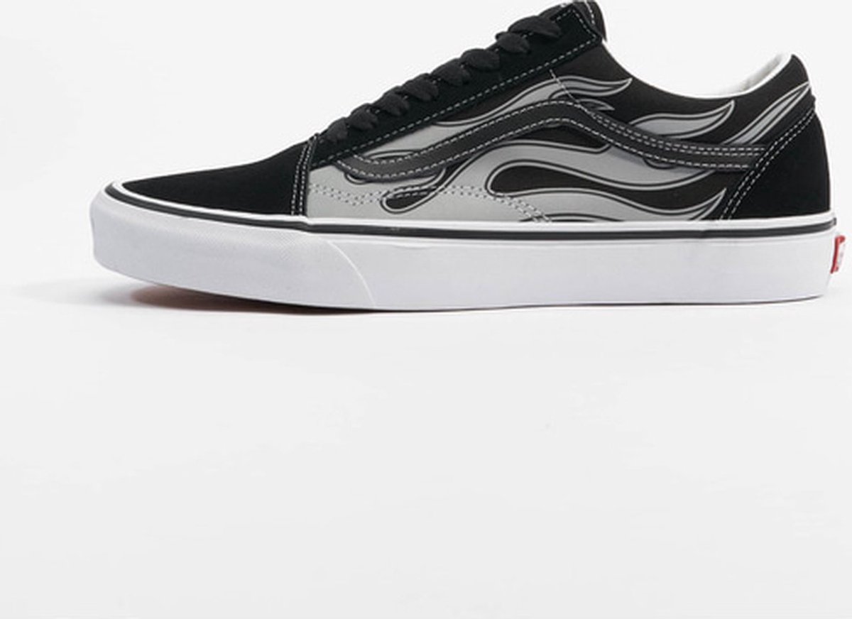 Vans Old Skool Flame sneakers in zwart/wit | bol.com