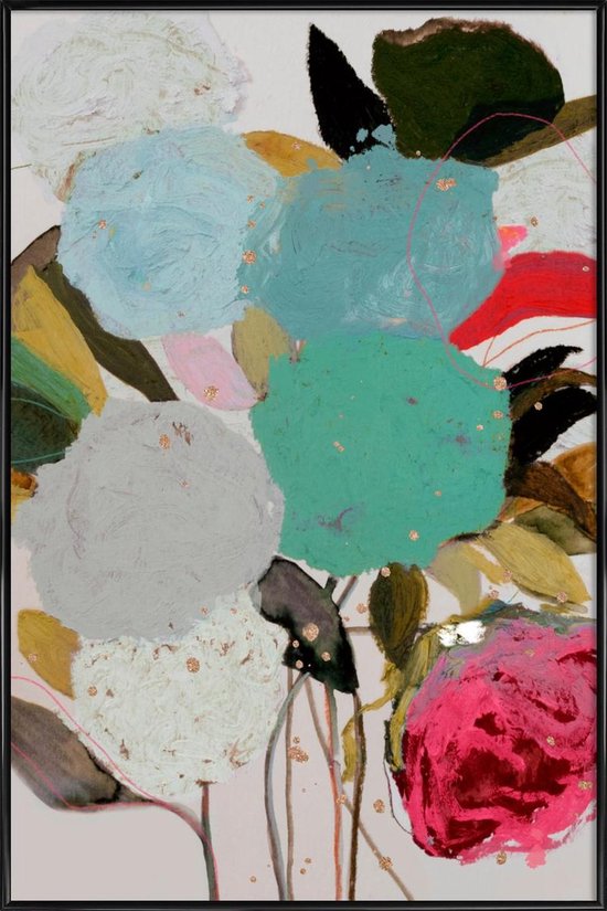 JUNIQE - Poster in kunststof lijst Winter Botanical 22 -20x30 | bol