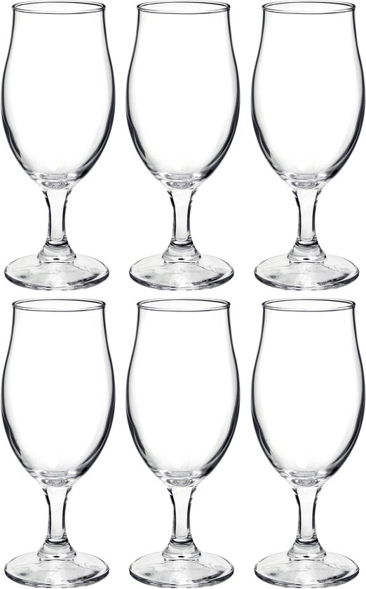 18x Stuks luxe bierglazen speciaalbier 260 ml - Bierglazen - Glazen voor speciaalbier | bol